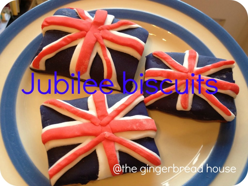 Union jack biscuits