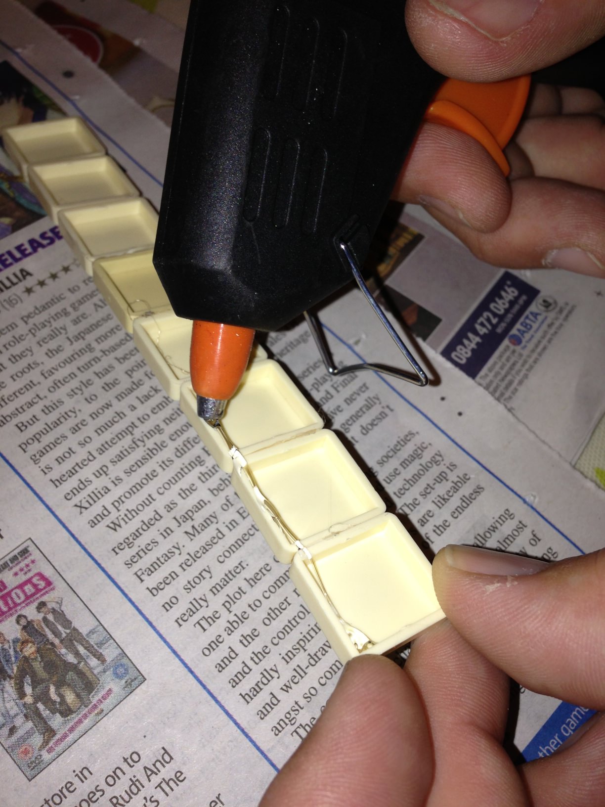 Things to do with Scrabble tiles - Scrabble bathroom sign