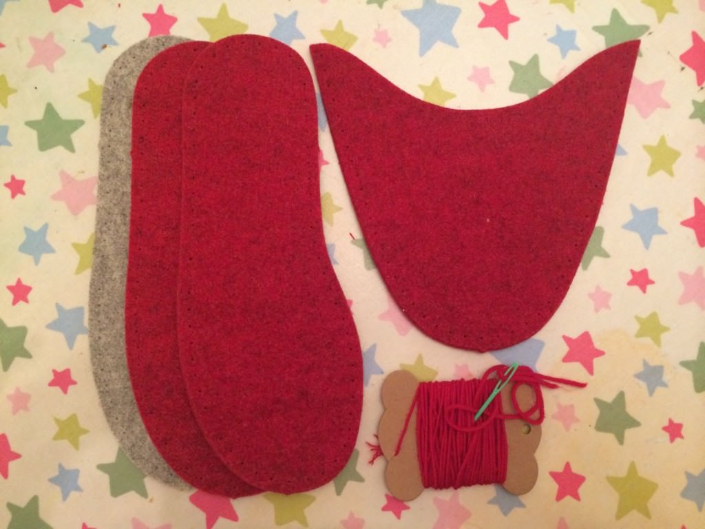 Handmade slippers - the-gingerbread-house.co.uk