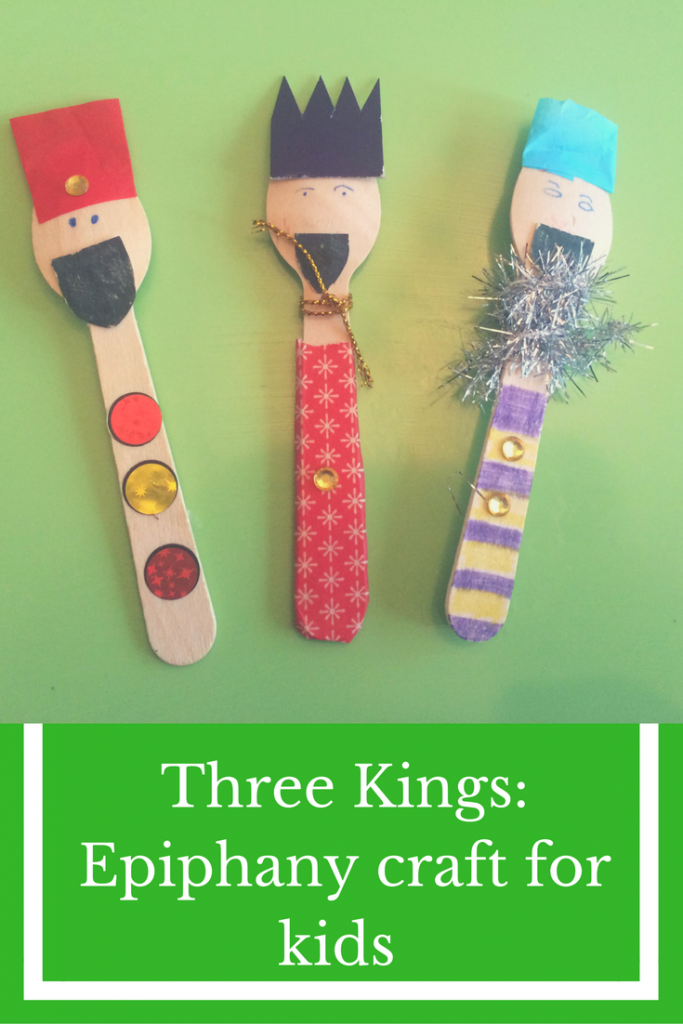 Three Kings, a craft for Epiphany - the-gingerbread-house.co.uk