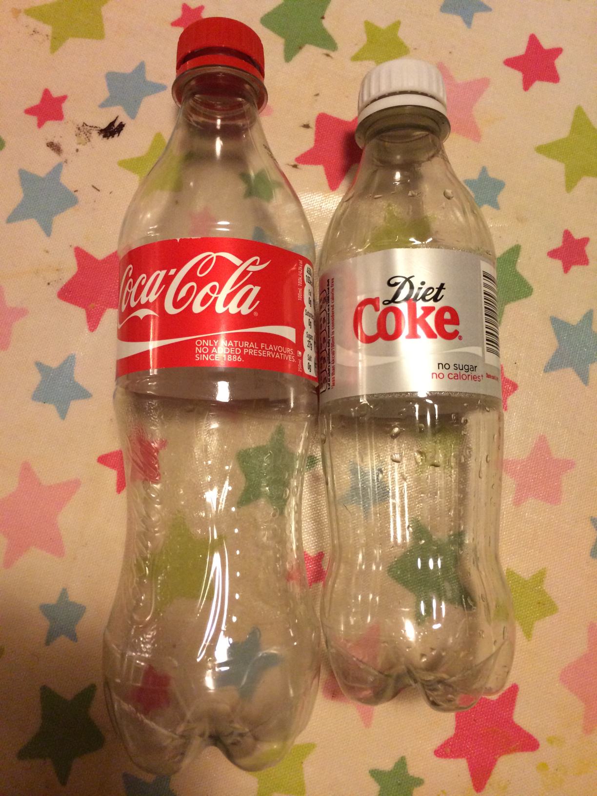 Crafting with Coca Cola bottles - the-gingerbread-house.co.uk