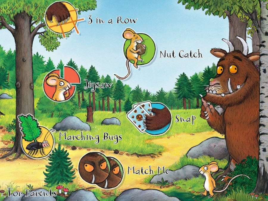 New app for Gruffalo fans - Gruffalo Games - the-gingerbread-house.co.uk