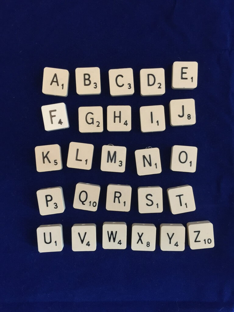 How to make Scrabble tile key rings - the-gingerbread-house.co.uk