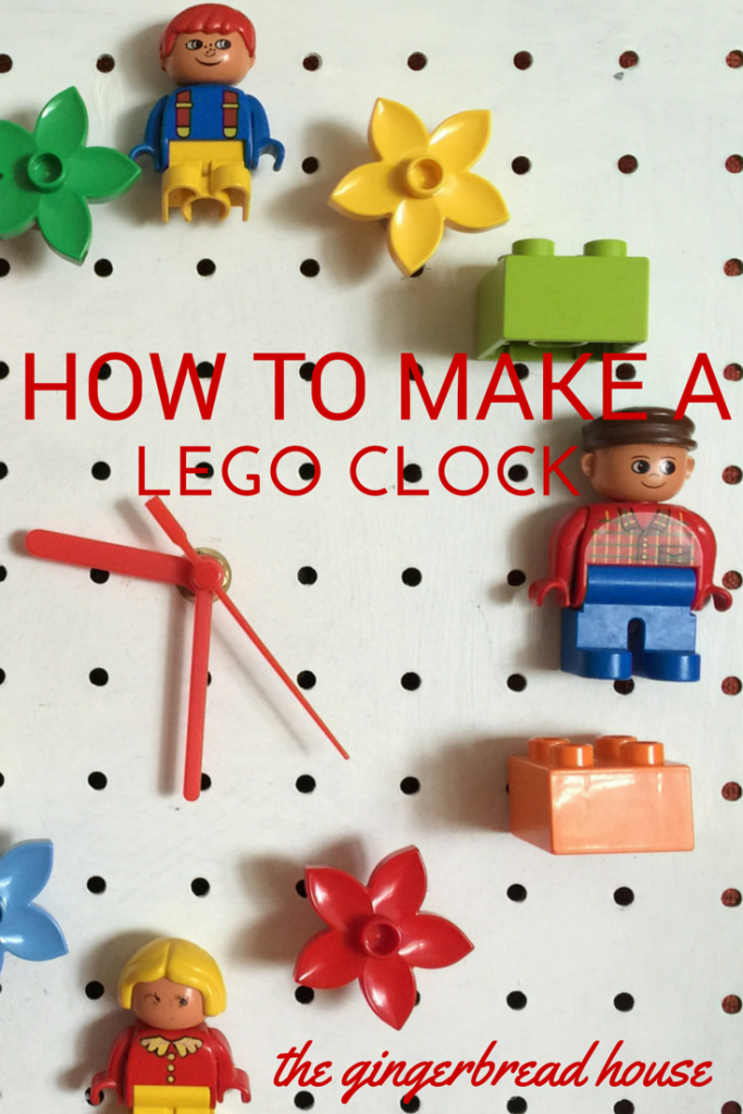 How to make a Lego clock - the-gingerbread-house.co.uk
