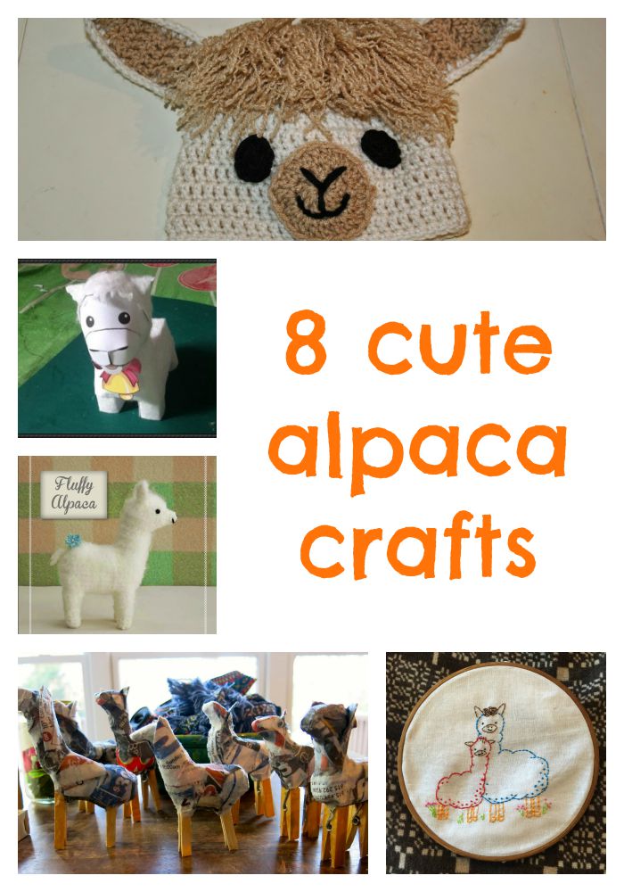 8 cute alpaca crafts - the-gingerbread-house.co.uk