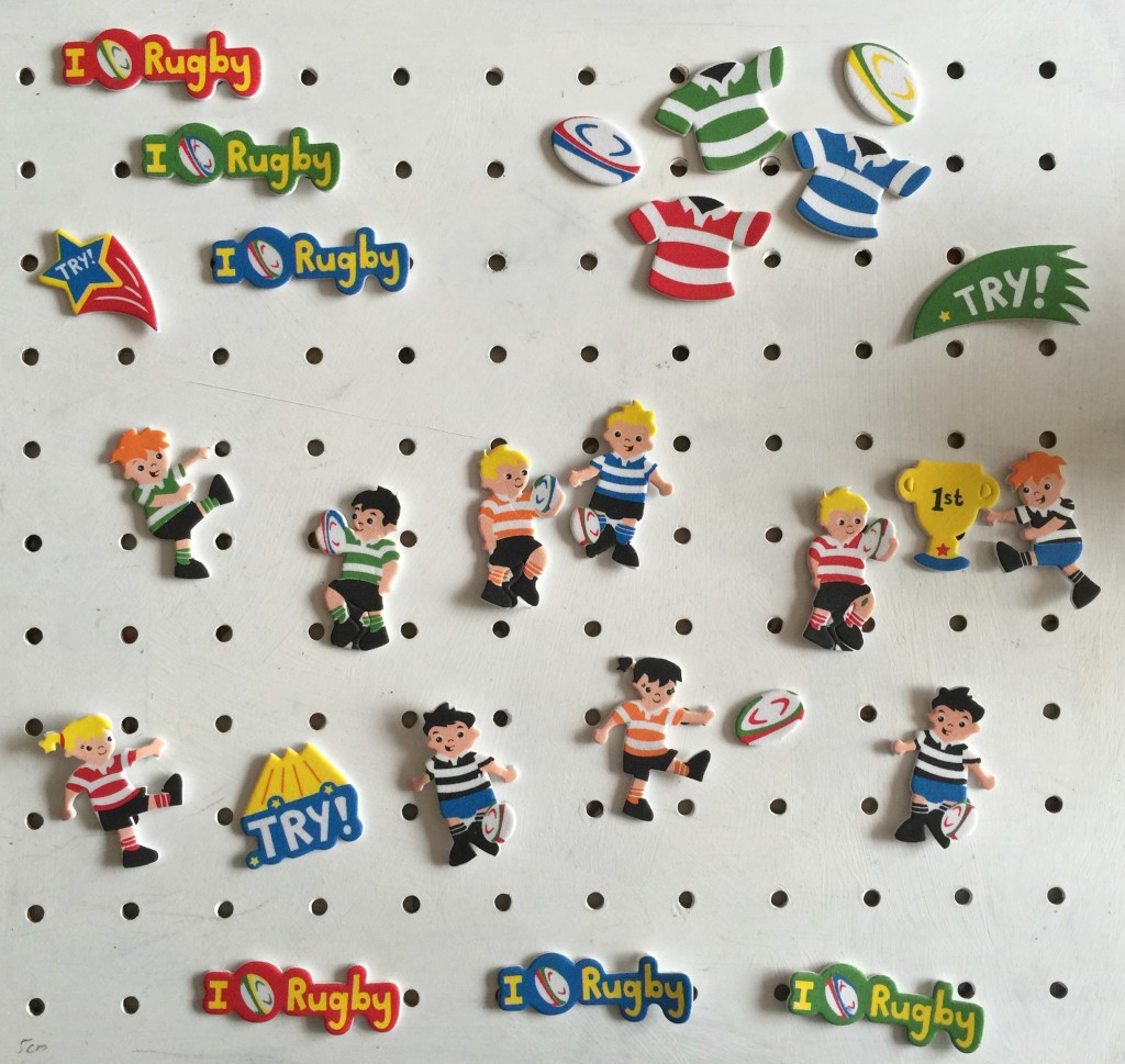 Rugby World Cup craft for kids - the-gingerbread-house.co.uk