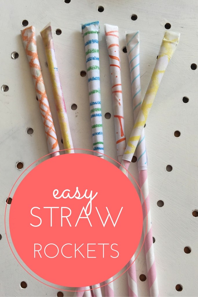 How to make straw rockets - the-gingerbread-house.co.uk