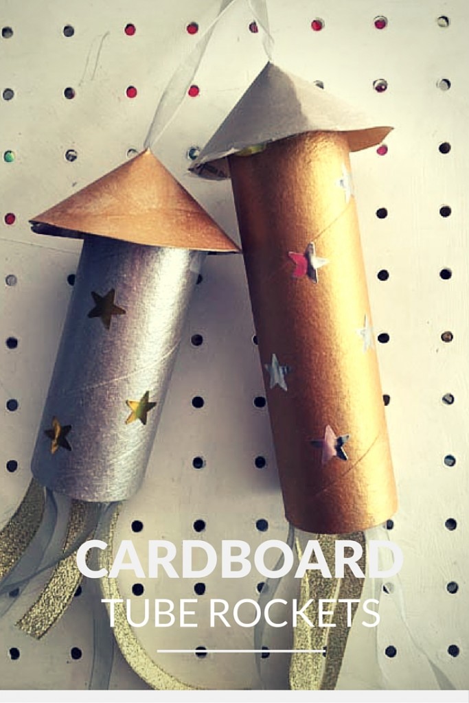 Cardboard tube rockets - the-gingerbread-house.co.uk