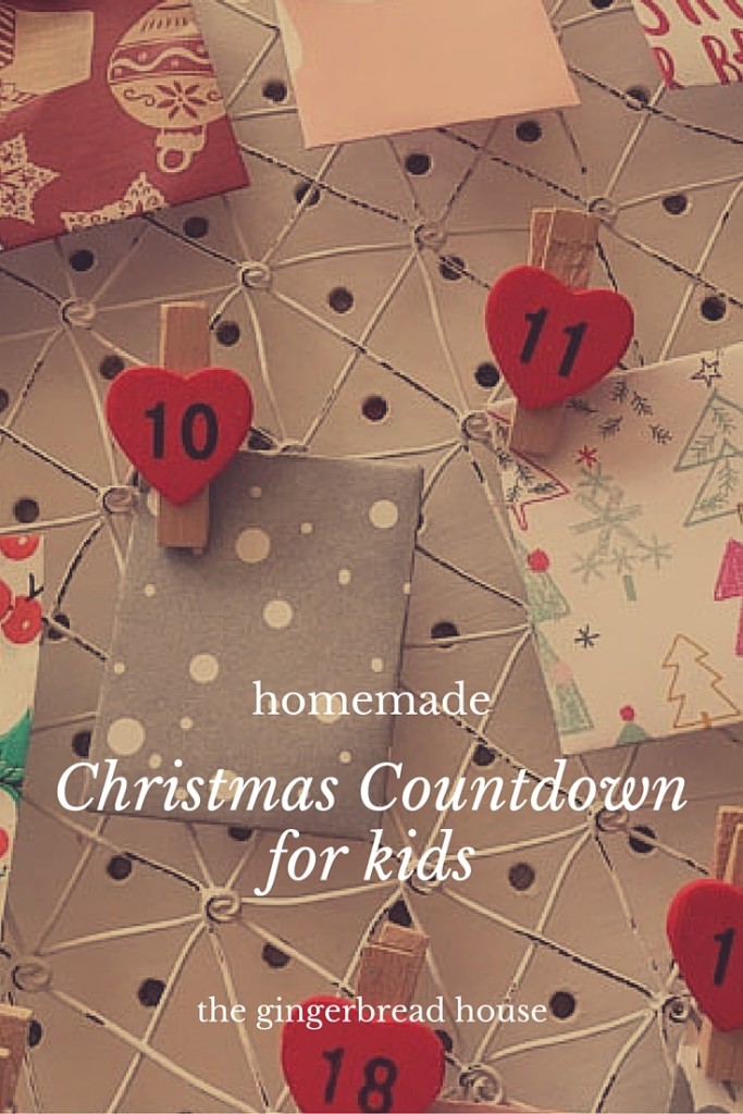 Homemade Christmas Countdown for kids - the-gingerbread-house.co.uk