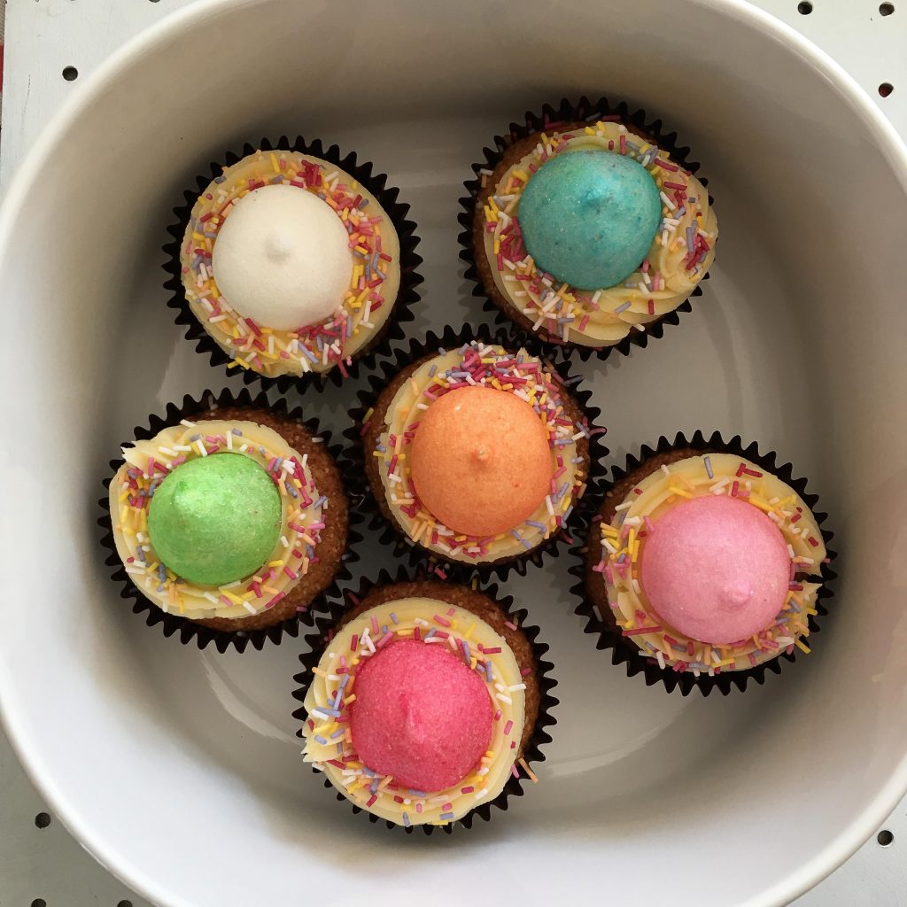 Colourful unicorn poop cupcakes - the-gingerbread-house.co.uk