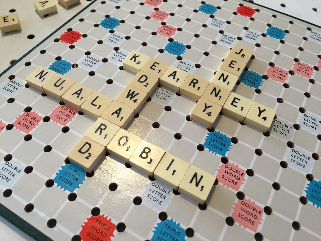 Personalised Scrabble wall art - the-gingerbread-house.co.uk
