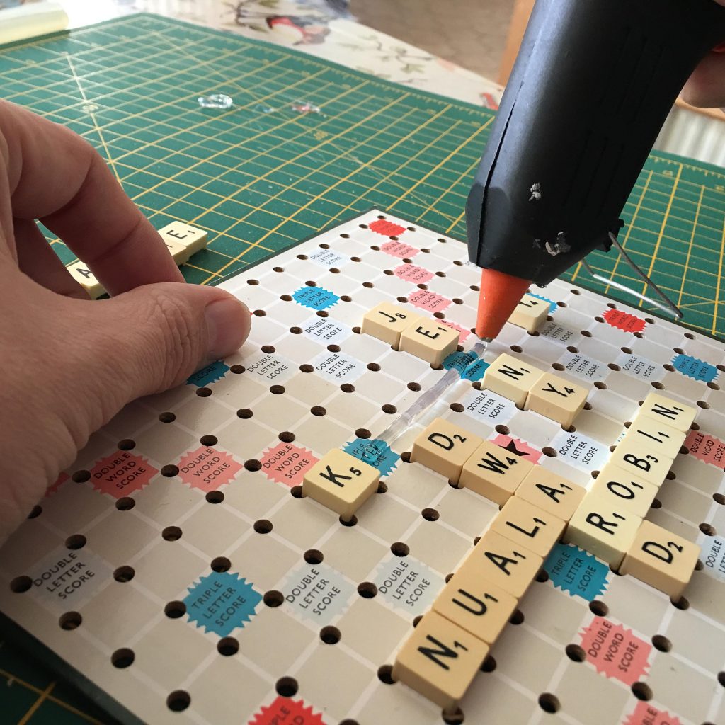 Personalised Scrabble wall art - the-gingerbread-house.co.uk