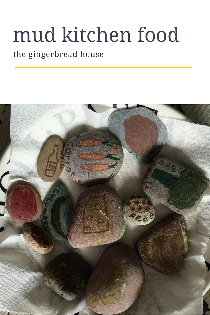 Simple mud kitchen food - the-gingerbread-house.co.uk