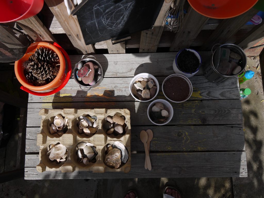 Invitation to play - a beach themed mud kitchen - the-gingerbread-house ...