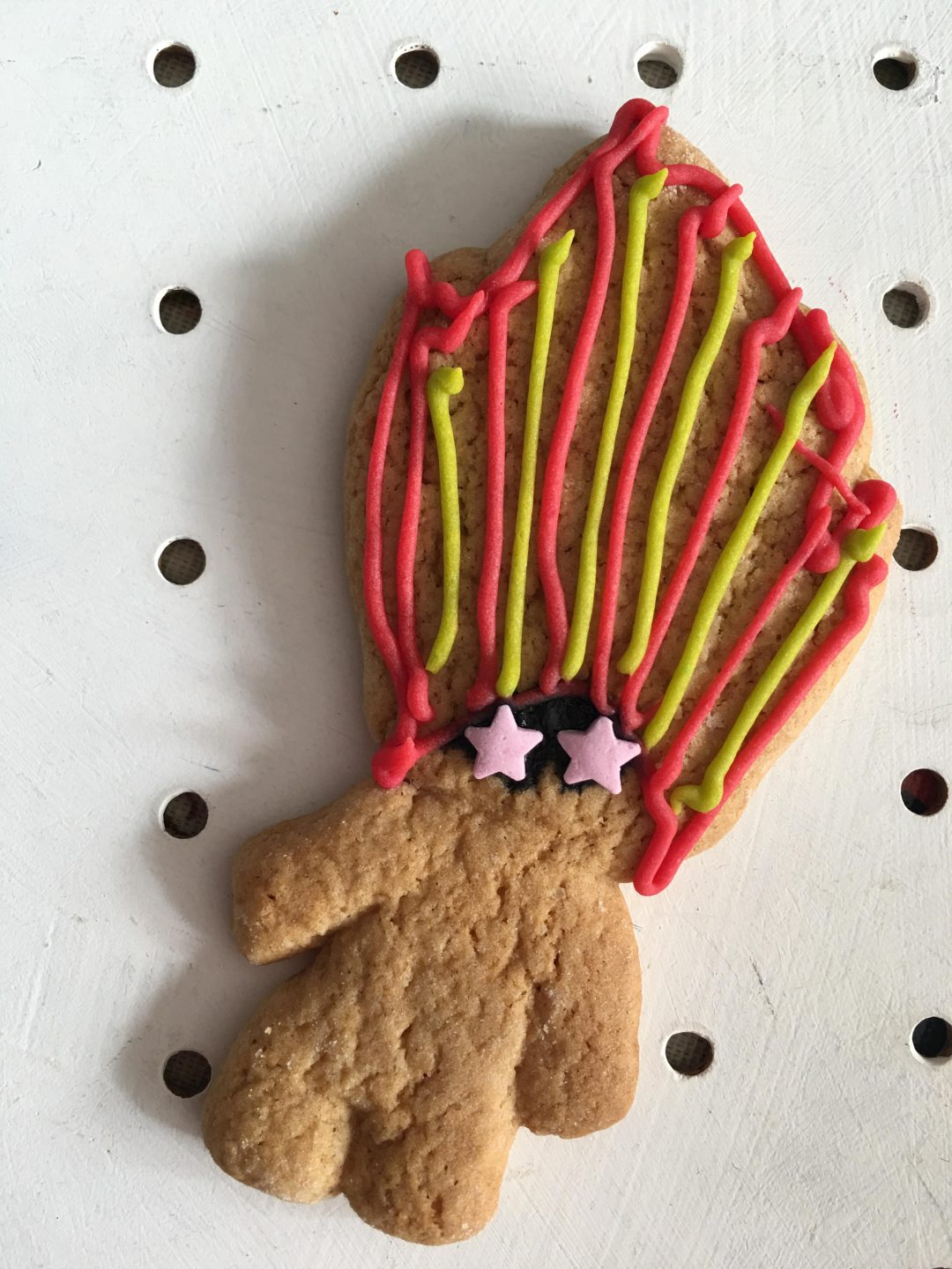 Decorated Trolls gingerbread biscuits - the-gingerbread-house.co.uk