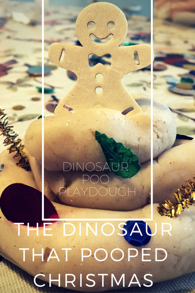 Dinosaur poo playdough {The Dinosaur That Pooped Christmas} - the ...