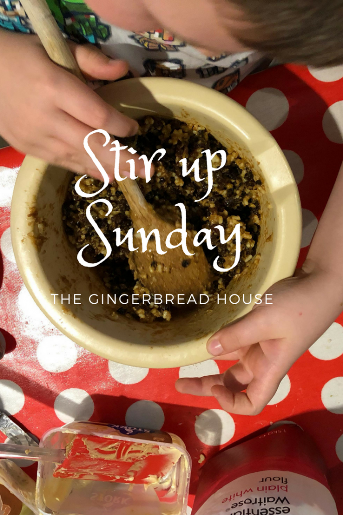 Stir up Sunday comes early - the-gingerbread-house.co.uk