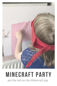 Pin the tail on the Minecraft pig {a Minecraft party game} - the ...