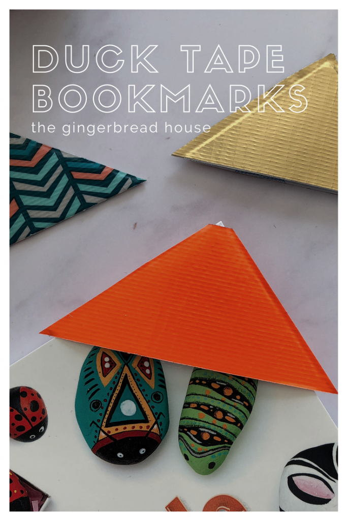 Back to School Duck Tape bookmarks - the-gingerbread-house.co.uk