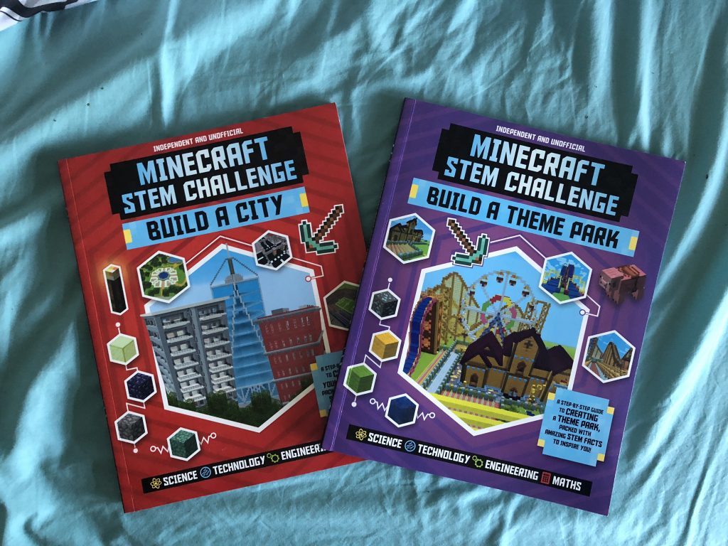 Minecraft STEM Challenge books for kids - the-gingerbread-house.co.uk