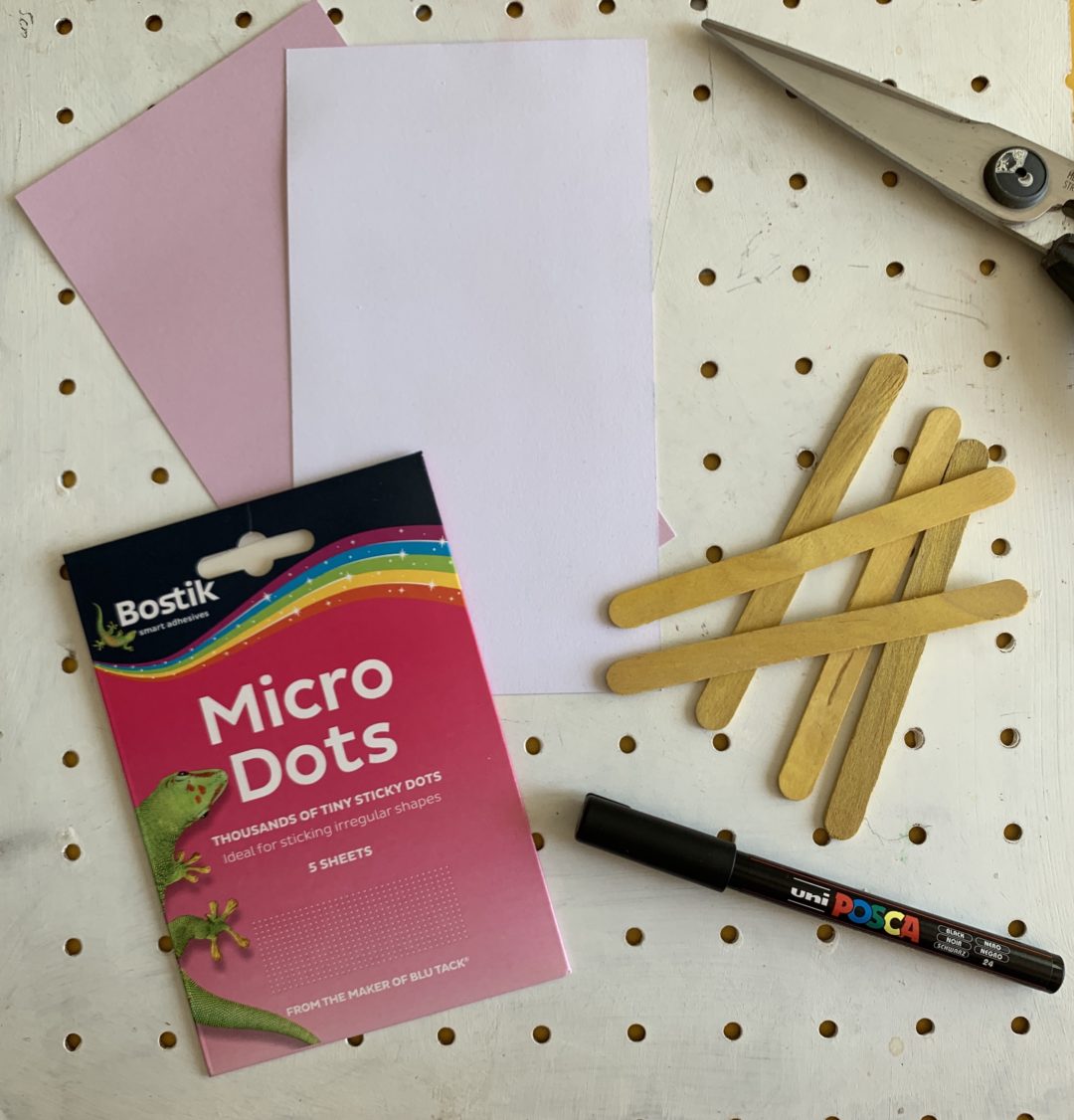 Craft stick pencil bookmark - the-gingerbread-house.co.uk