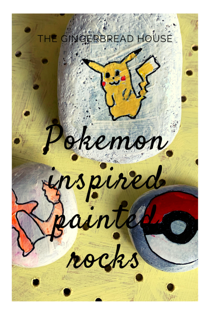 How to make Pokemon painted rocks - the-gingerbread-house.co.uk