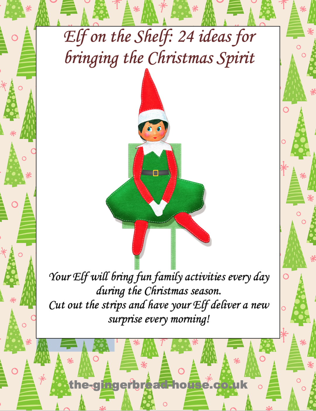 {free printable} 24 Elf on the Shelf ideas for spreading Christmas ...