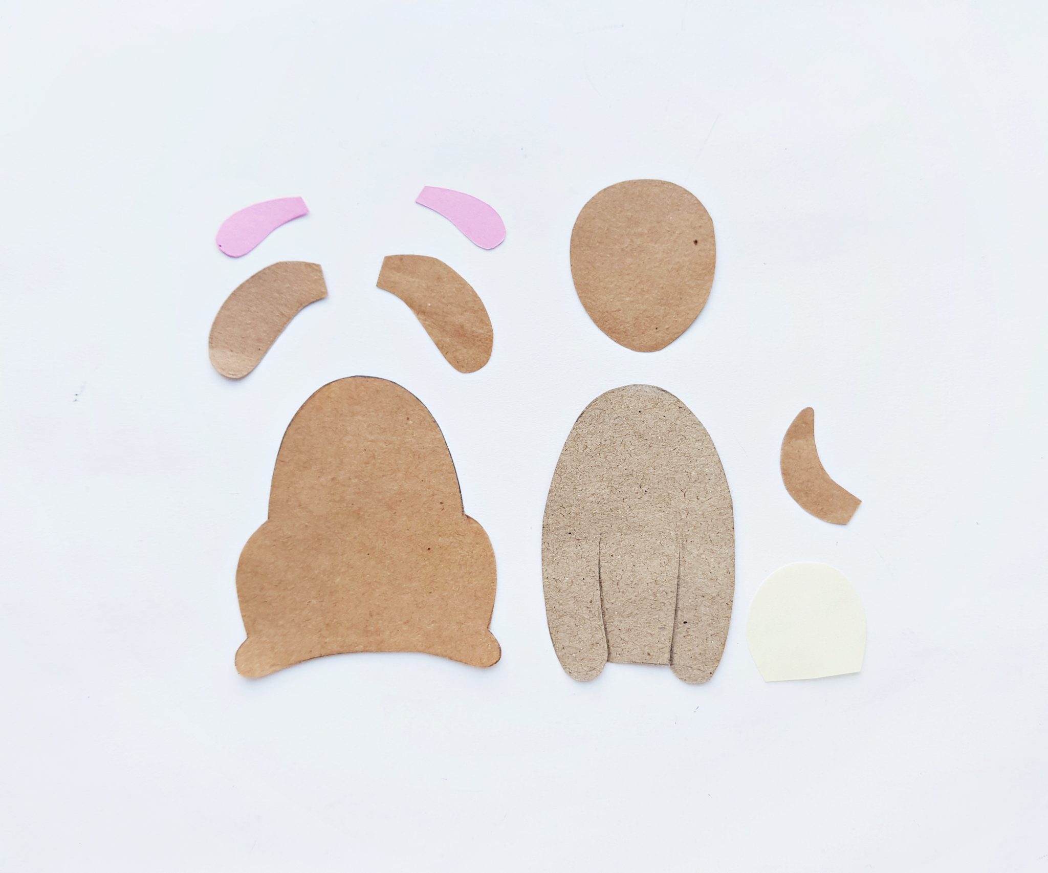Paper puppy puppets craft for kids - the-gingerbread-house.co.uk