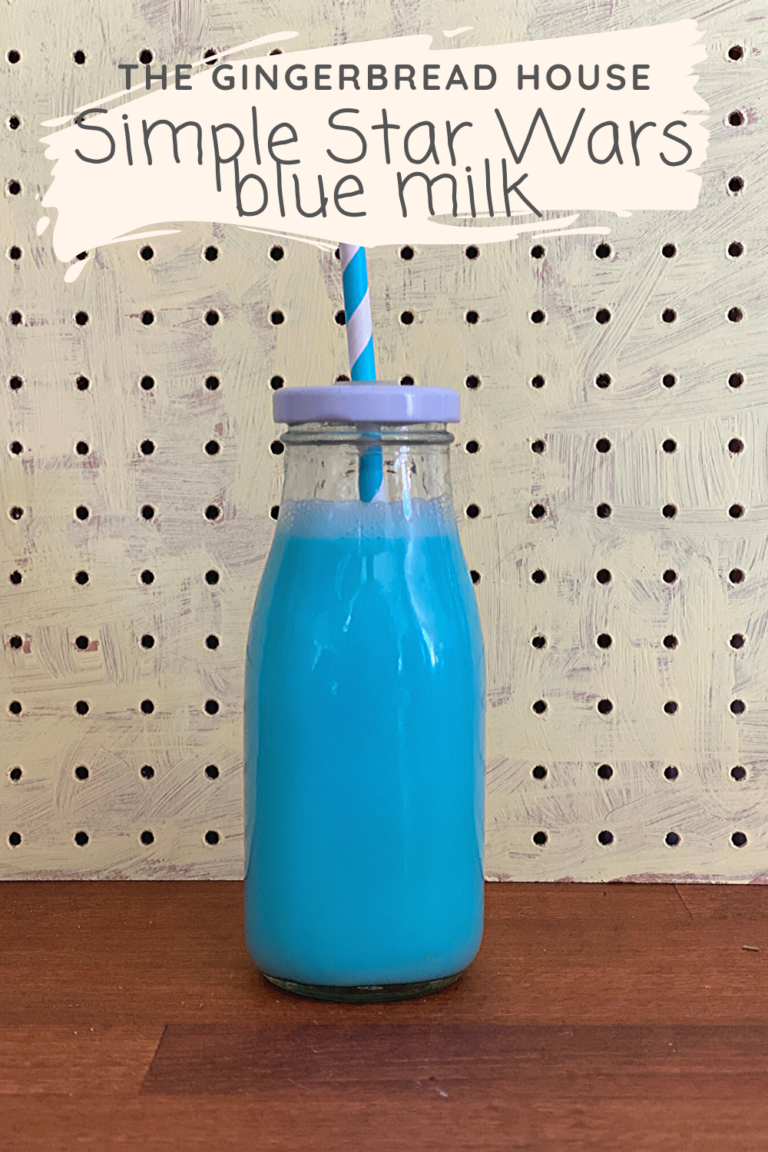 Simple Tatooine Bantha milk {aka Star Wars blue milk} - the-gingerbread ...