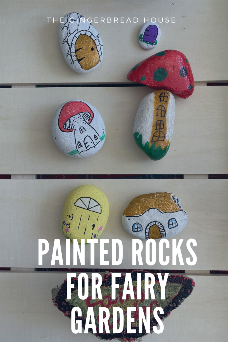 Painted rocks for fairy gardens - the-gingerbread-house.co.uk