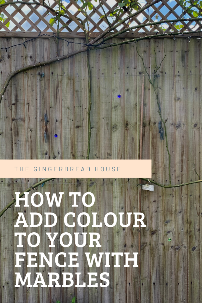 How to add colour to your garden fence with marbles - the-gingerbread ...