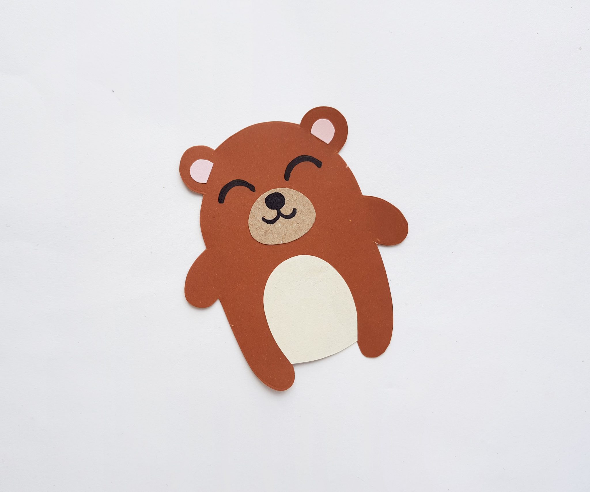 Paper bear craft for kids - the-gingerbread-house.co.uk