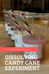 Dissolving Candy Cane experiment - the-gingerbread-house.co.uk