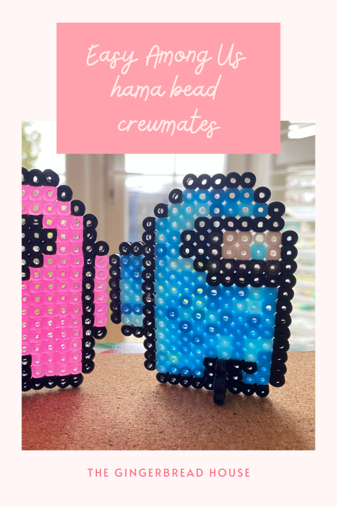 Among Us Hama bead crewmates - the-gingerbread-house.co.uk