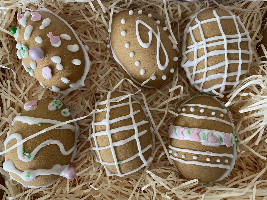 Gingerbread easter eggs - the-gingerbread-house.co.uk