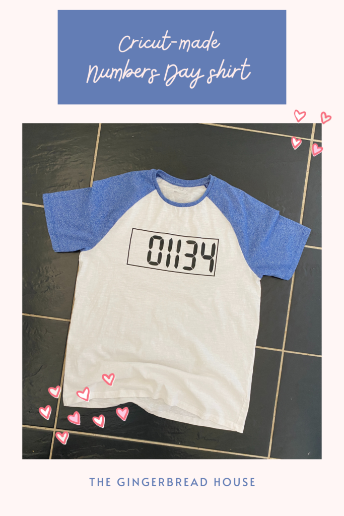 Cricut made Numbers Day shirt - the-gingerbread-house.co.uk