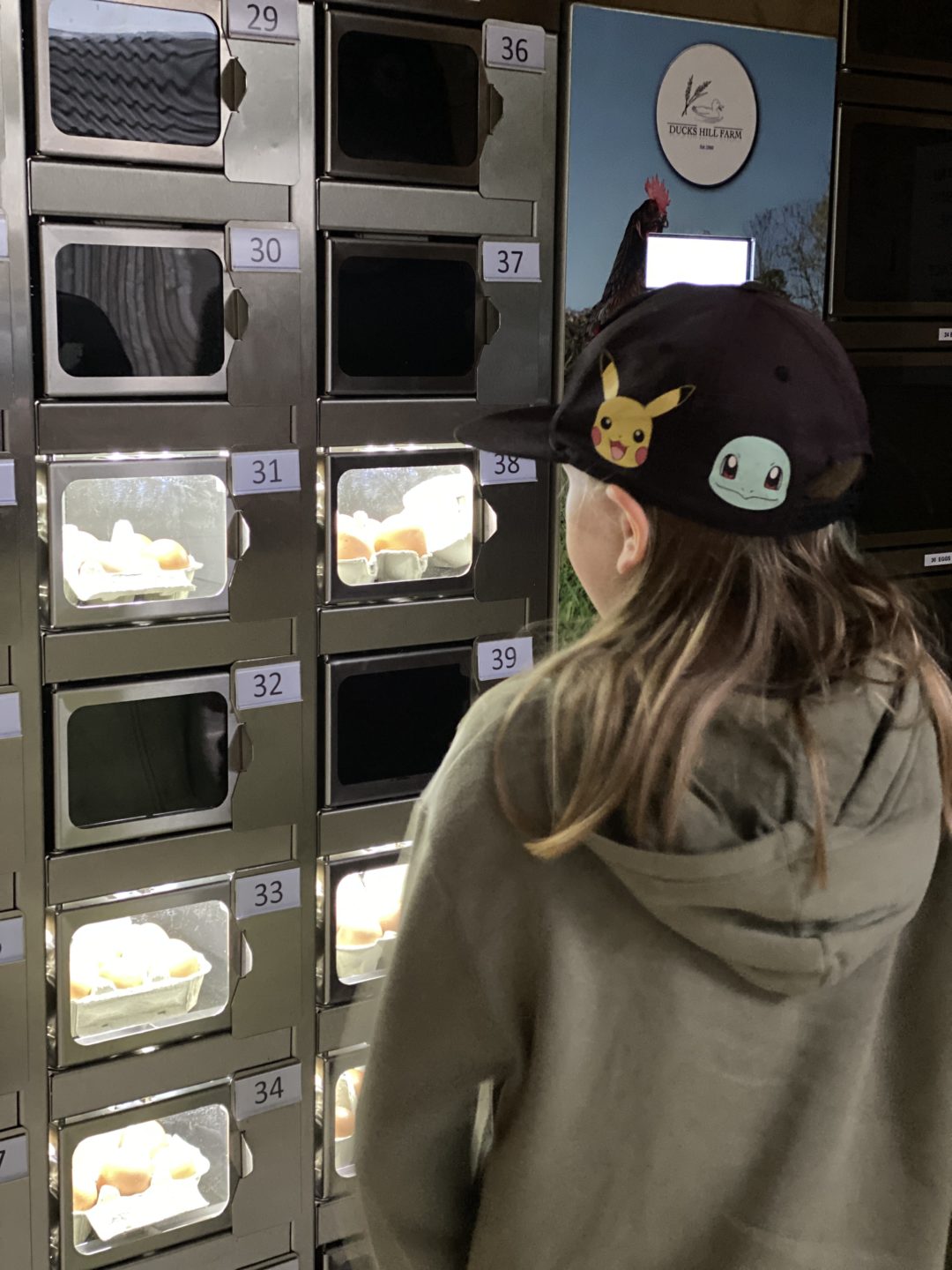 Ducks Hill Farm egg vending machine - the-gingerbread-house.co.uk