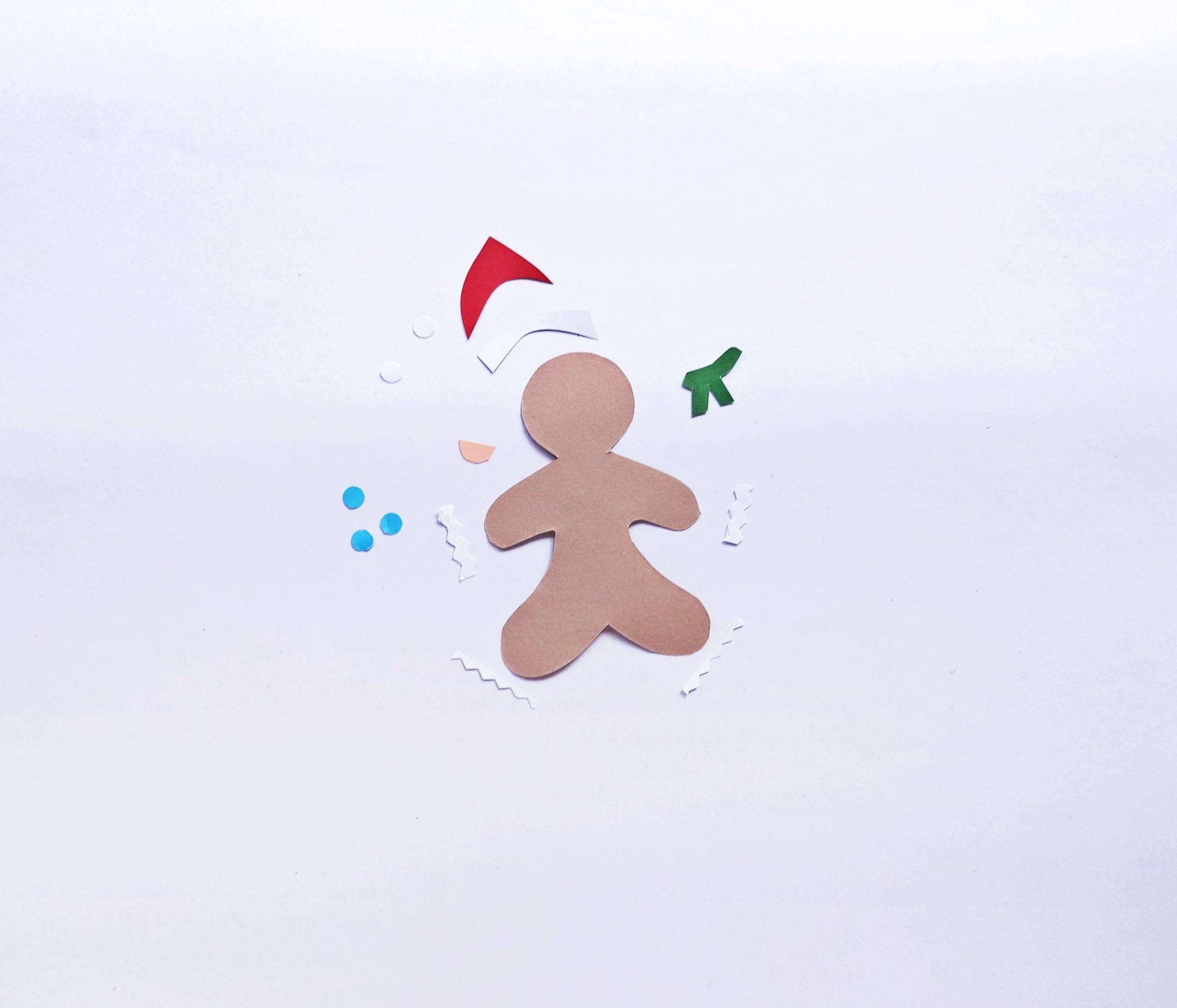 Easy Gingerbread Man bookmark for kids - the-gingerbread-house.co.uk