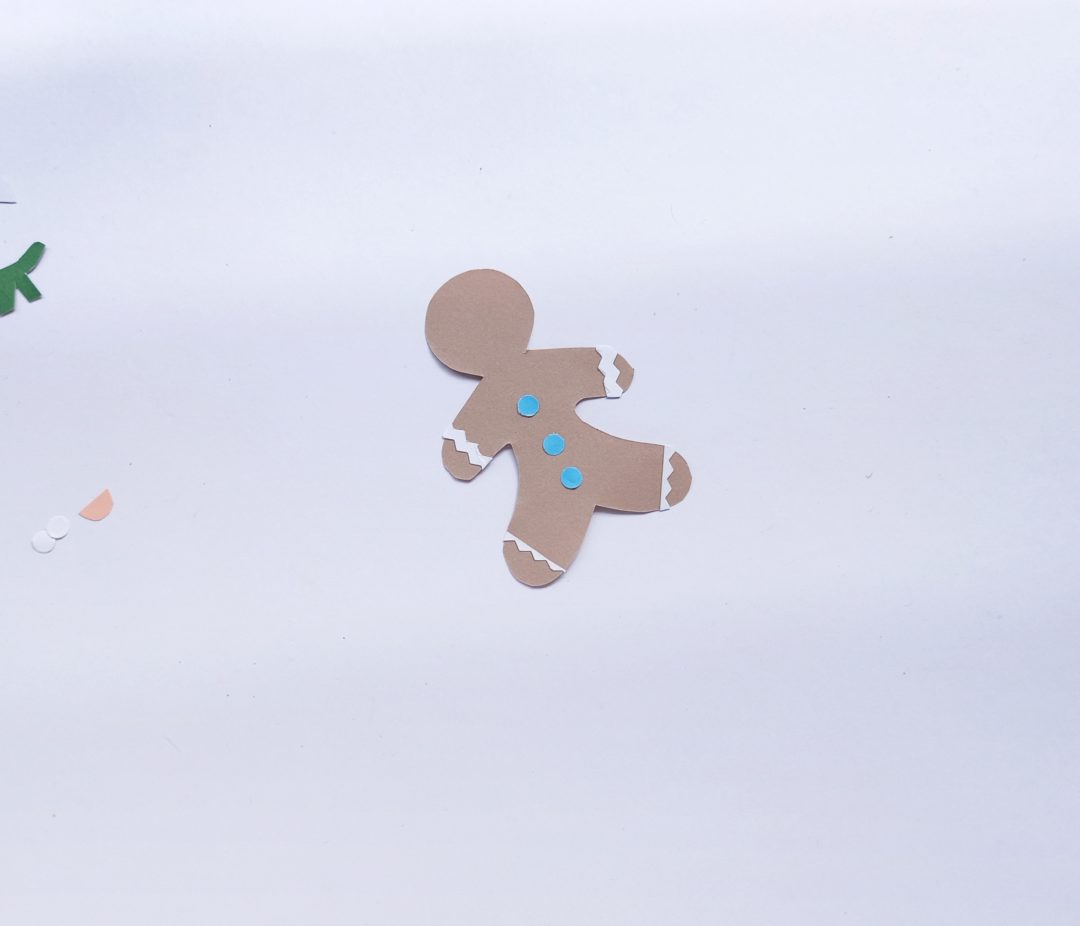 Easy Gingerbread Man bookmark for kids - the-gingerbread-house.co.uk