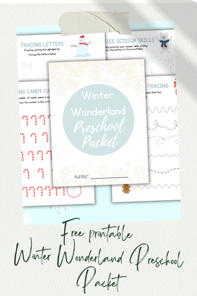 {Free printable} Winter Wonderland Preschool Packet - the-gingerbread ...