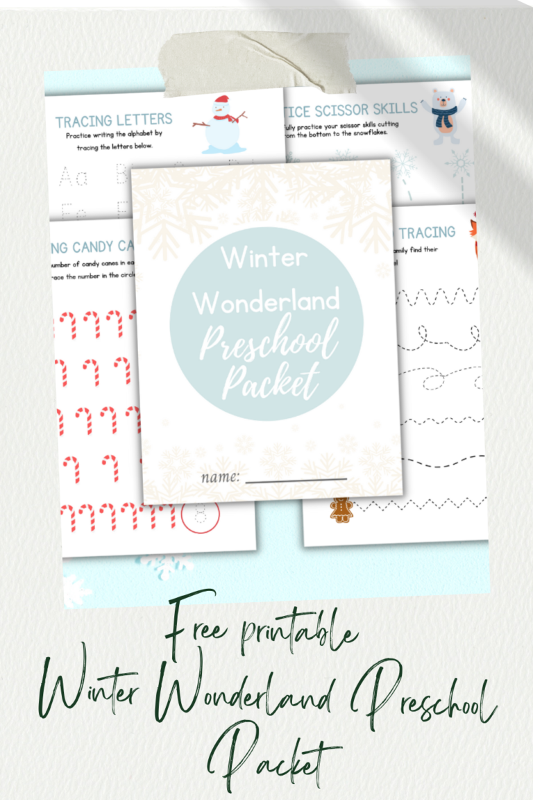 {Free printable} Winter Wonderland Preschool Packet - the-gingerbread ...