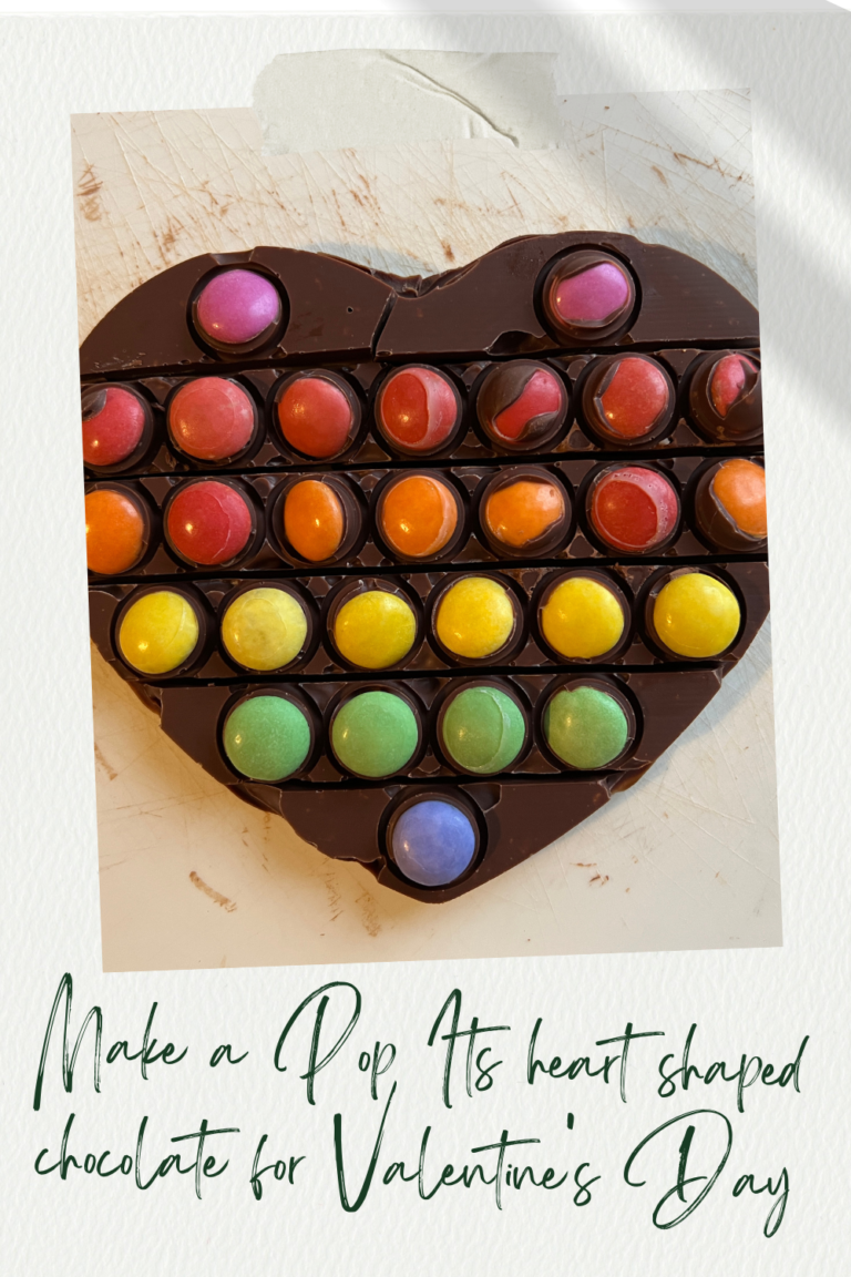 Make your own Pop Its heart shaped chocolate - the-gingerbread-house.co.uk