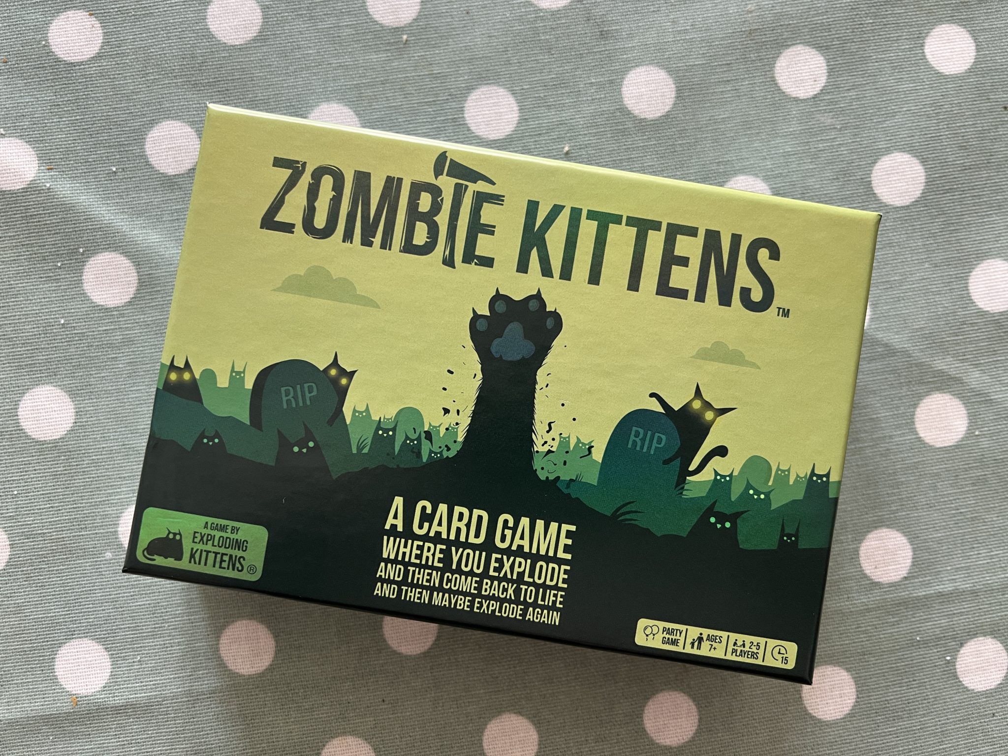 AD - Zombie Kittens card game review - the-gingerbread-house.co.uk