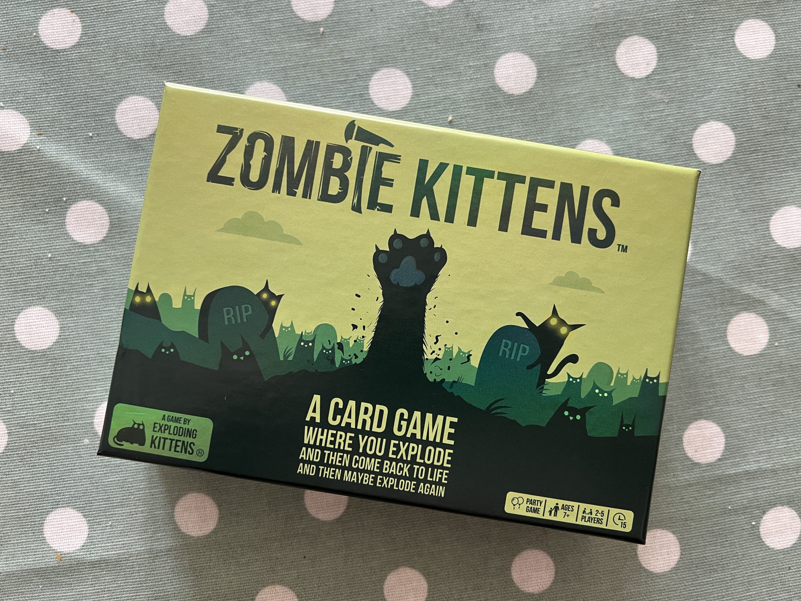 AD Zombie Kittens Card Game Review The gingerbread house co uk