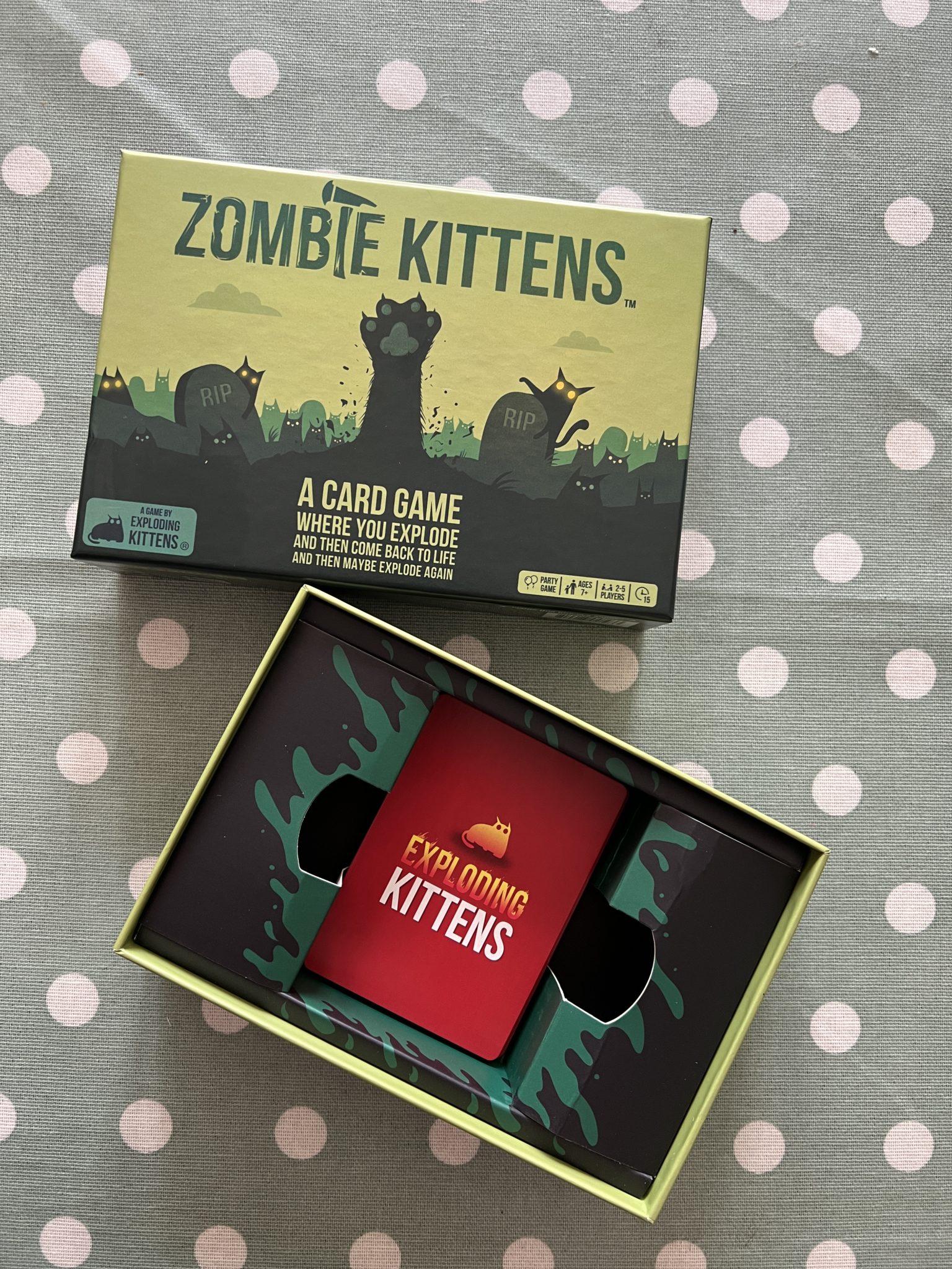 AD - Zombie Kittens card game review - the-gingerbread-house.co.uk