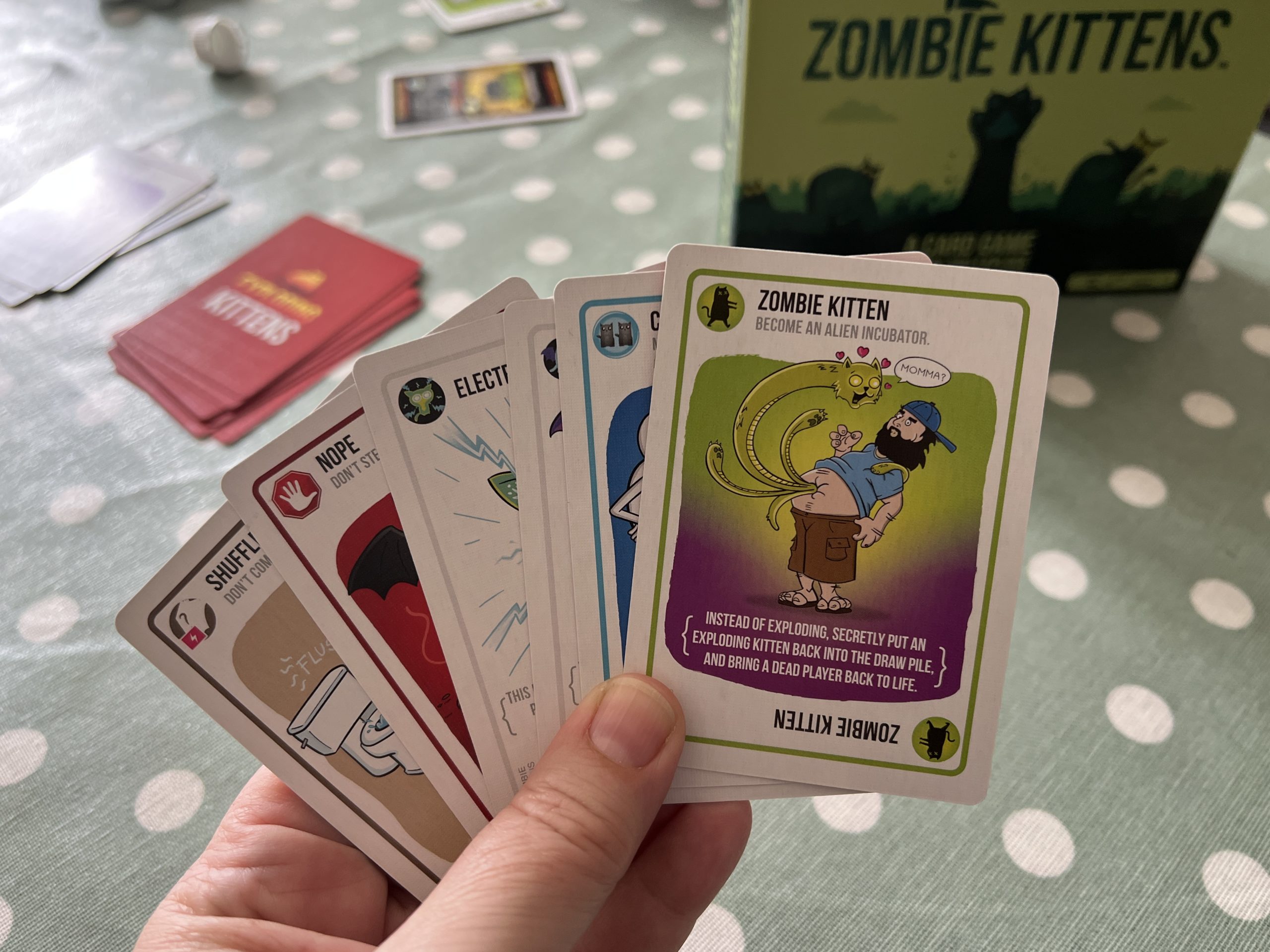 AD Zombie Kittens Card Game Review The gingerbread house co uk